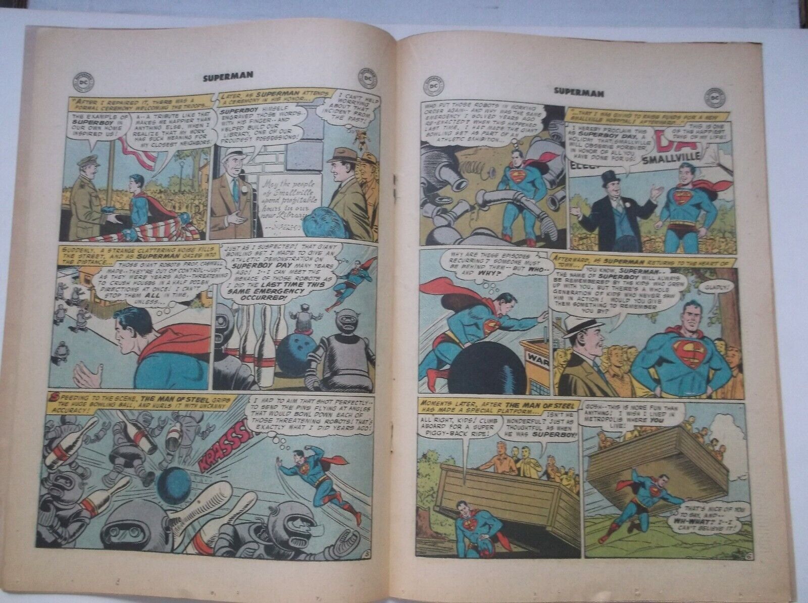 DC/National Comics: Superman #116, "The Mechanized Superman", 1957, FN ...