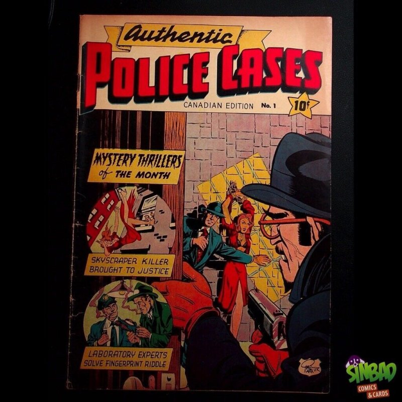 Authentic Police Cases 1 | Comic Books - Golden Age, St. Johns ...