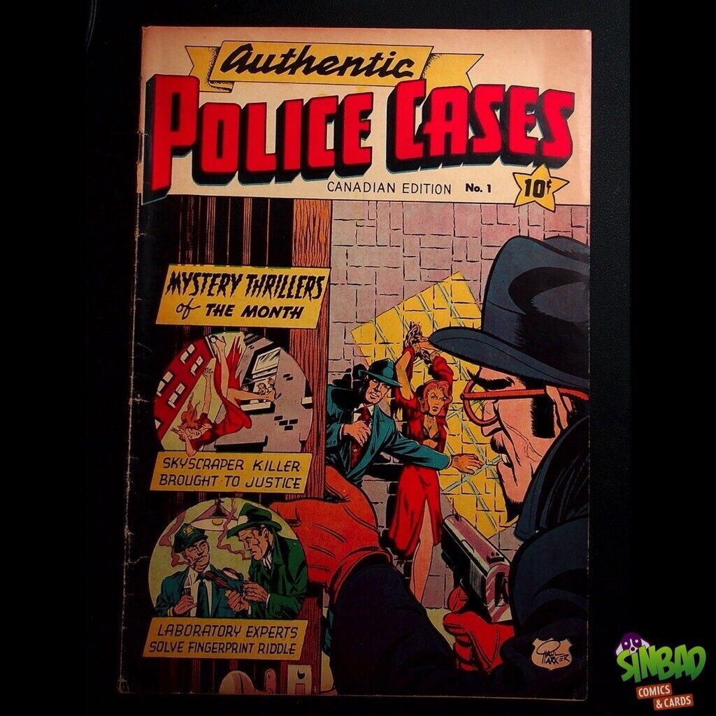 Authentic Police Cases 1 | Comic Books - Golden Age, St. Johns ...