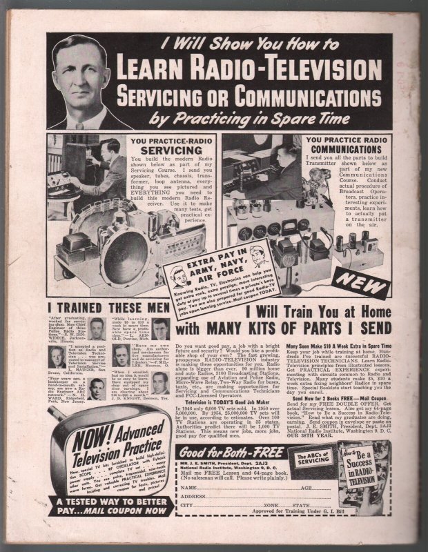 Detective World 1/1952-gun moll cover-crime stories-pulp thrills-Gun ...