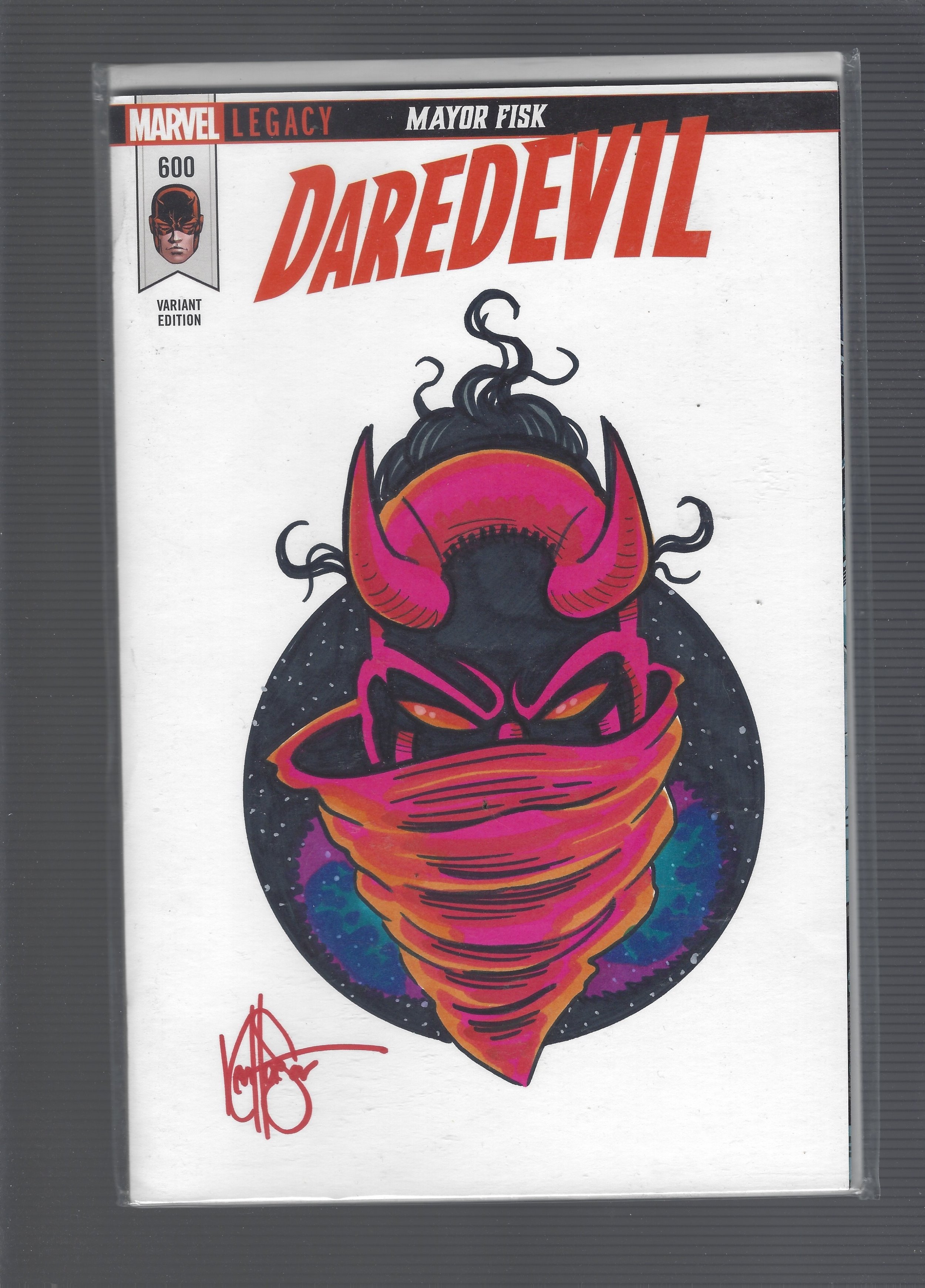 Daredevil 600 Signed and remarked by ken haeser. | Comic Books - Modern ...