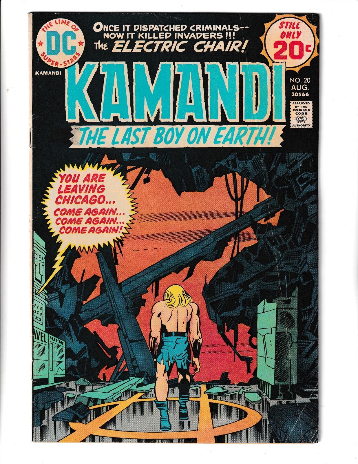Kamandi: the Last Boy on Earth #20 (1974) DC Comics | Comic Books ...