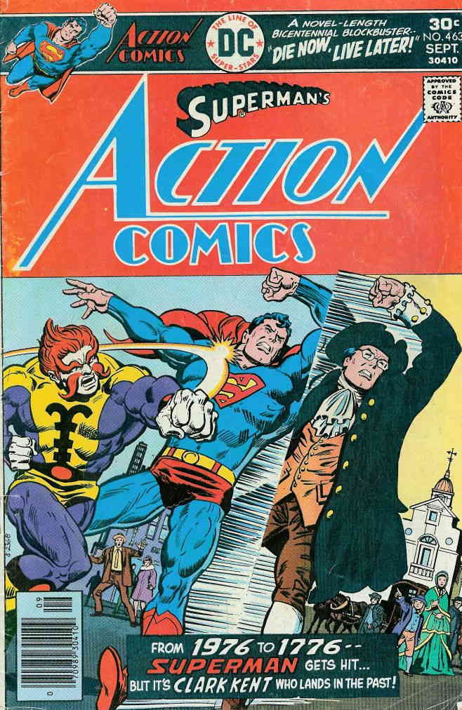 Action Comics #463 FN ; DC | Superman 1976 Bicentennial Blockbuster ...