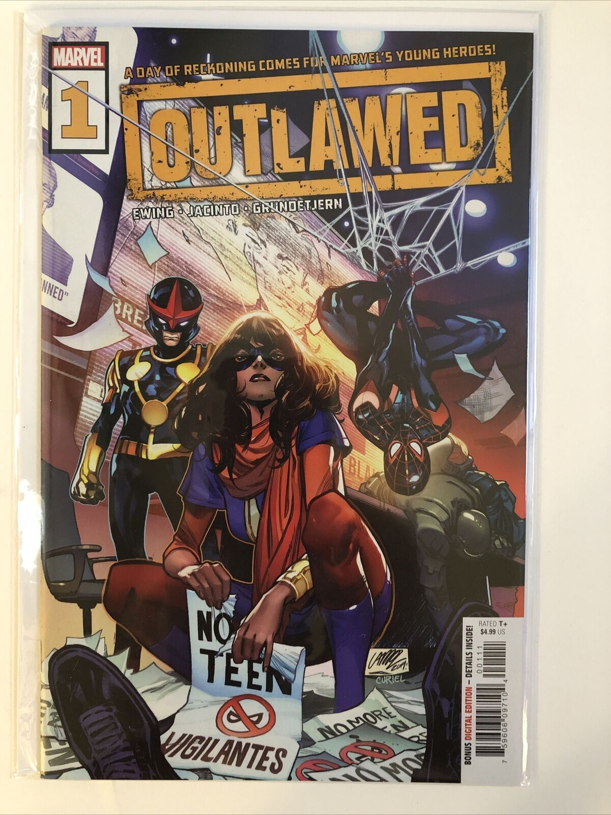 Outlawed 1 First Appearance Cradle FIRST PRINT Ms Marvel Miles Morales | Comic Books - Modern ...