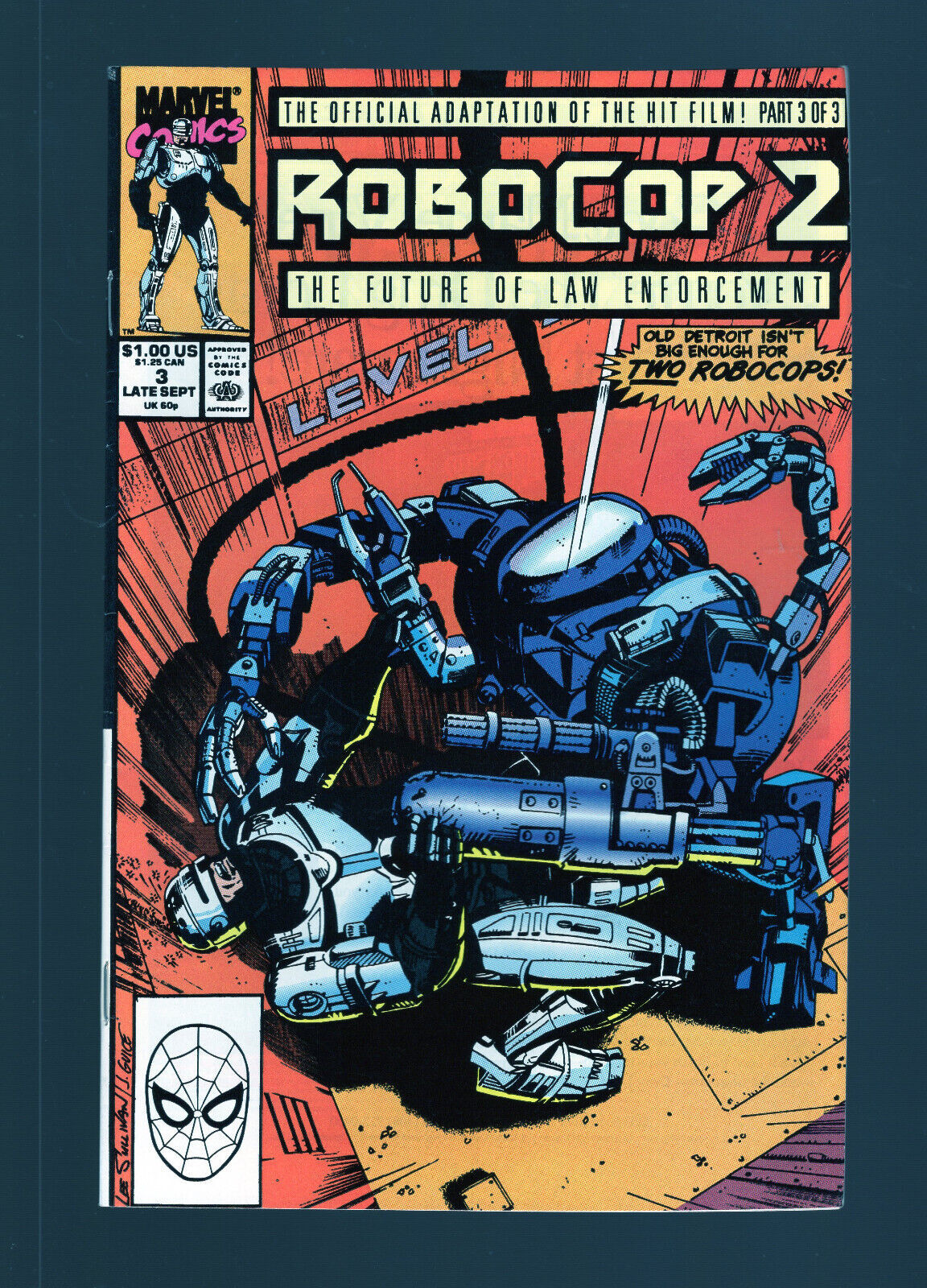 Robocop 2 #3 - Lee Sullivan Cover Art. Frank Miller Story. (9.2) 1990 | Comic Books - Copper Age ...