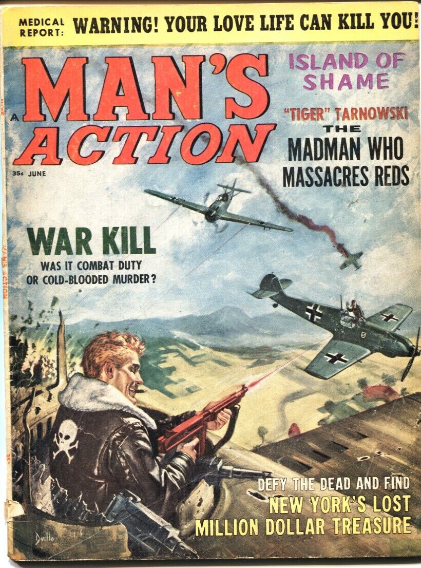 Man’s Action 6/1965-Air WAR Cover by Duillo-Cheesecake-Exploitation ...