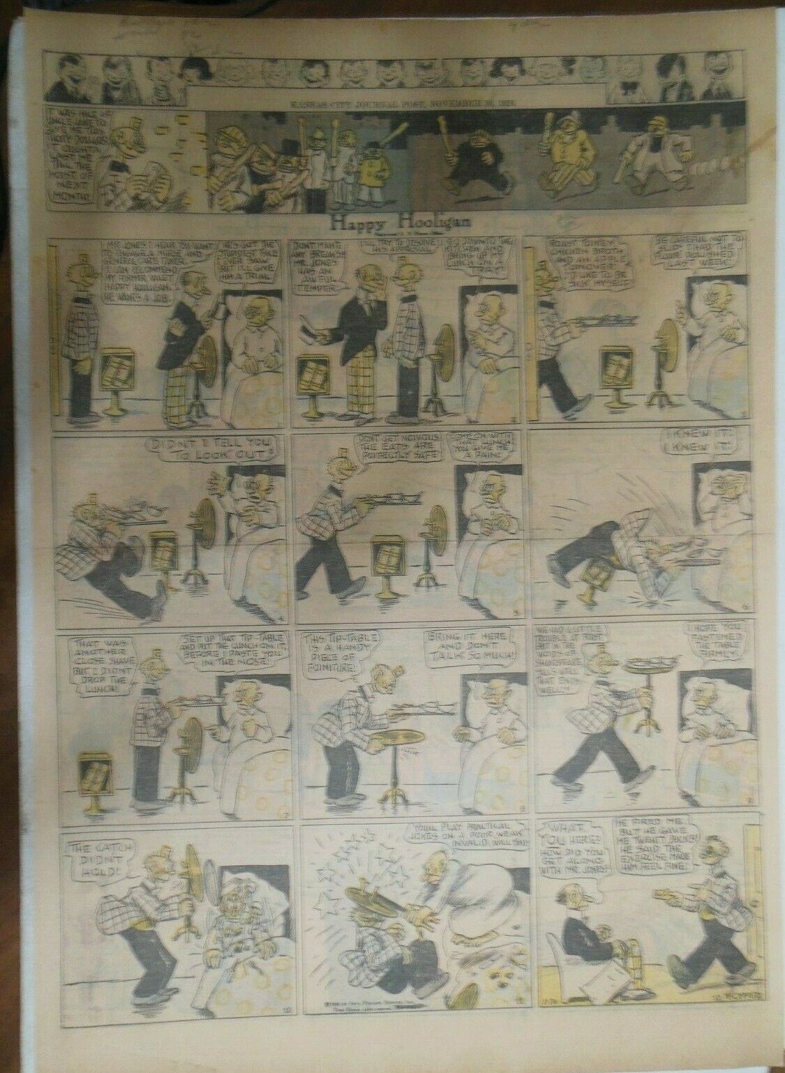 Happy Hooligan Sunday by Frederick Opper from 11/30/1924 Full Page Size ...