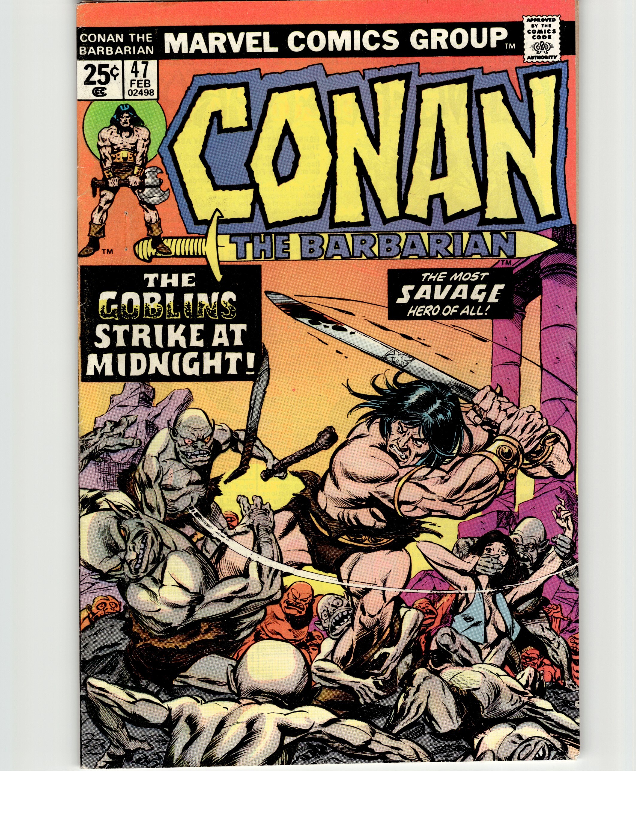 Conan the Barbarian #47 (1975) Conan | Comic Books - Bronze Age, Marvel ...