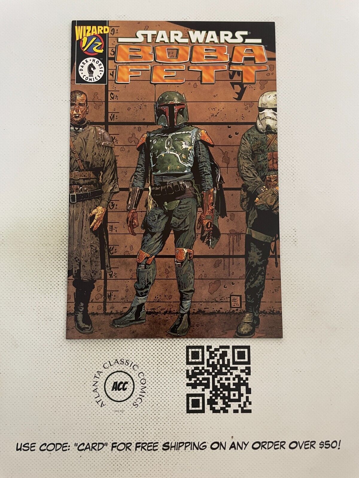 Boba Fett # 1/2 NM Wizard Dark Horse Comic Book Star Wars WITH COA 5 ...
