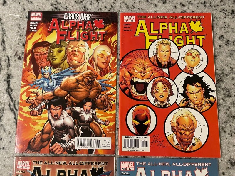 4 Alpha Flight Marvel Comic Books 10 11 12 1 XMen Wolverine Phoenix Hulk 34 J846 | Comic Books ...