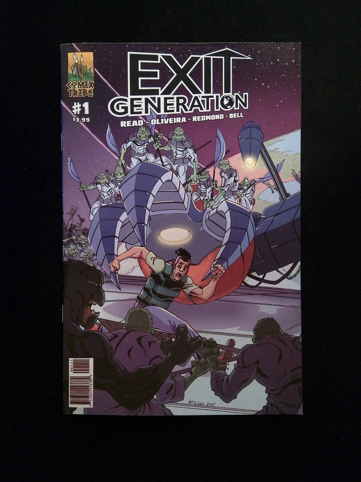 Exit Generation #1B COMIXTRIBE Comics 2015 VF+ MULVEY, RIVERA VARIANT ...