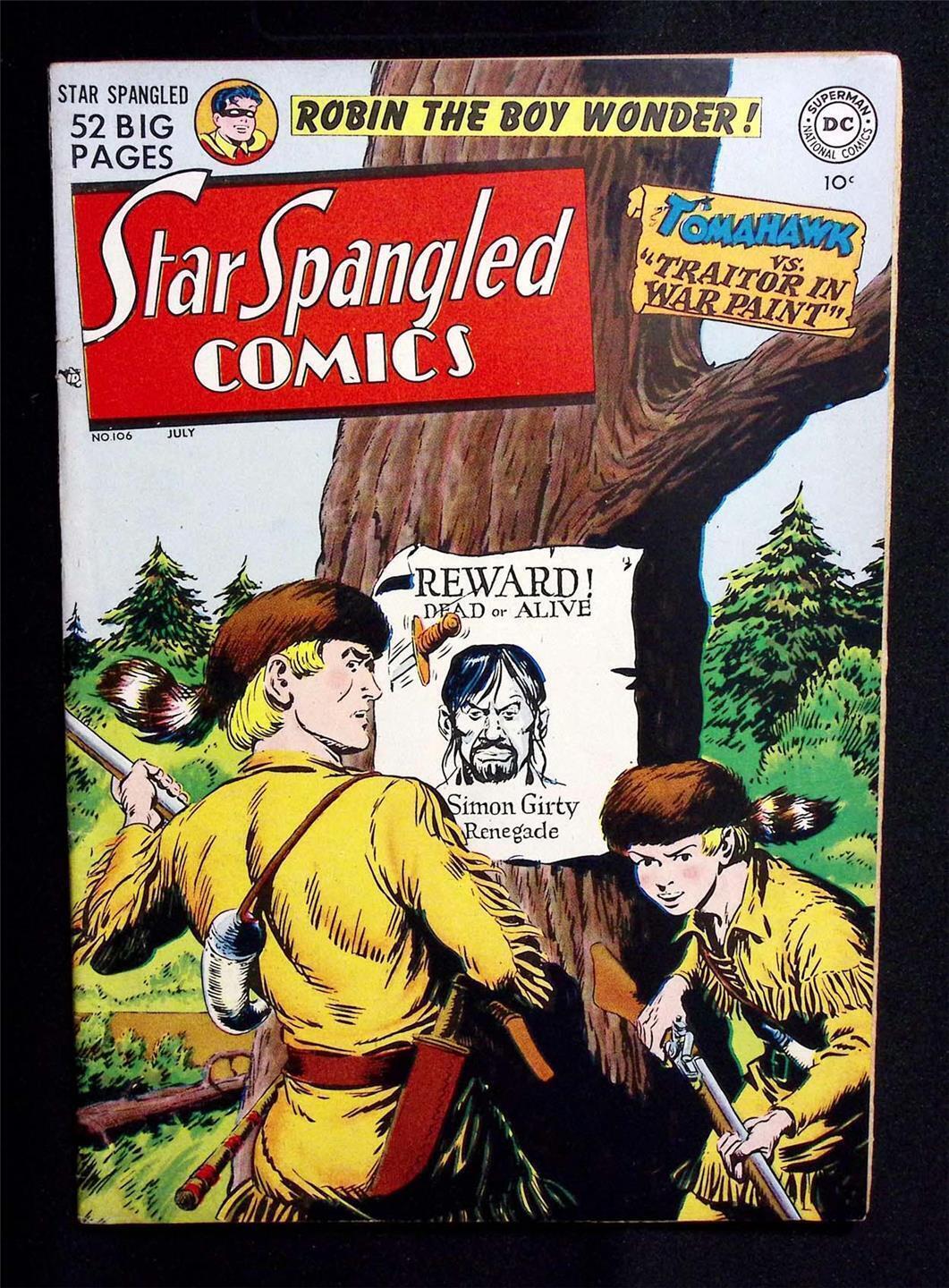 Star Spangled Comics 106 Tomahawk Robin Boy Wonder DC July 1950 ...