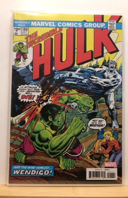 The Incredible Hulk #180: Facsimile Edition (2020) | Comic Books ...