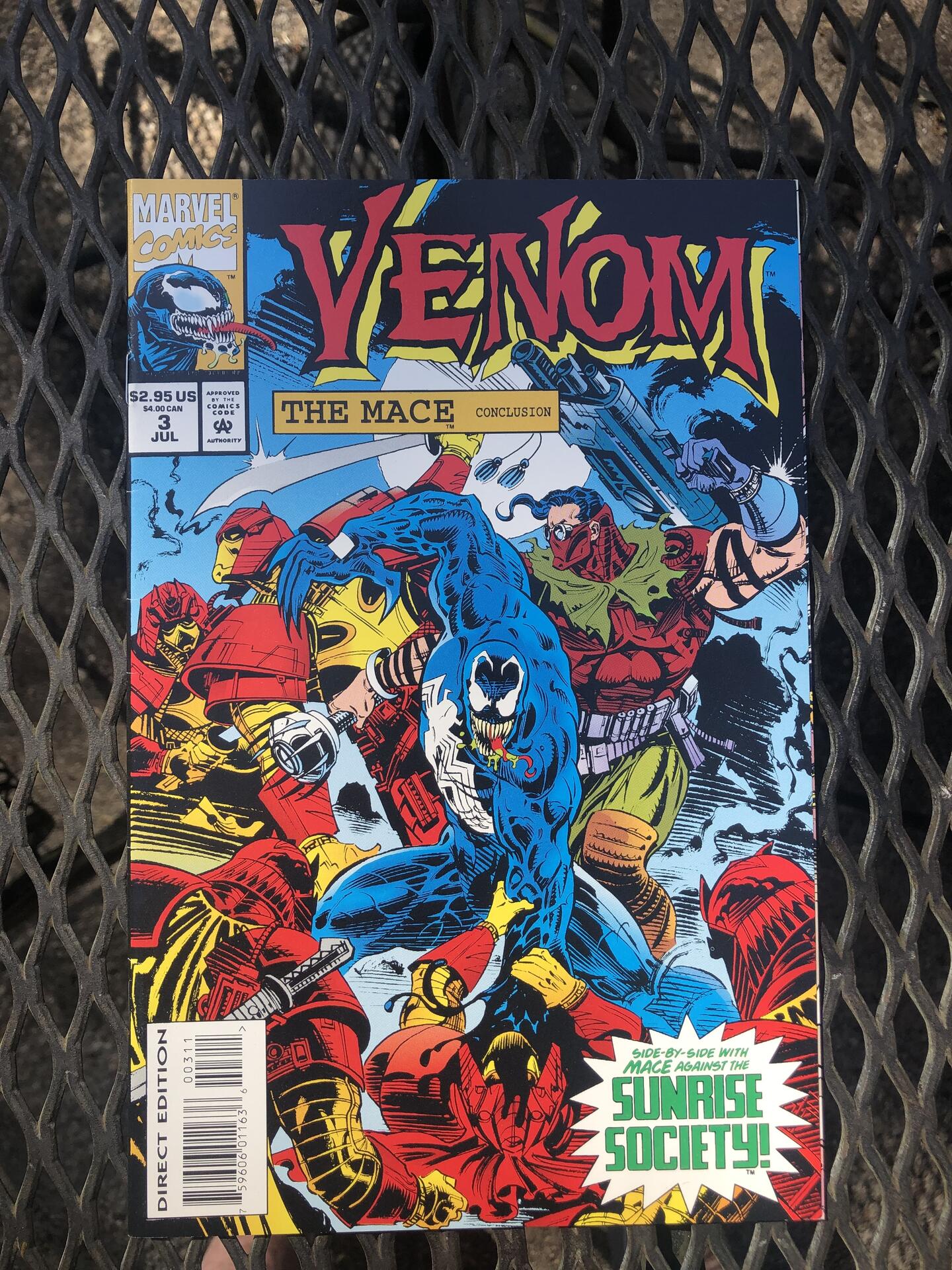 Venom: The Mace #3 Newsstand Edition (1994) | Comic Books - Modern Age ...