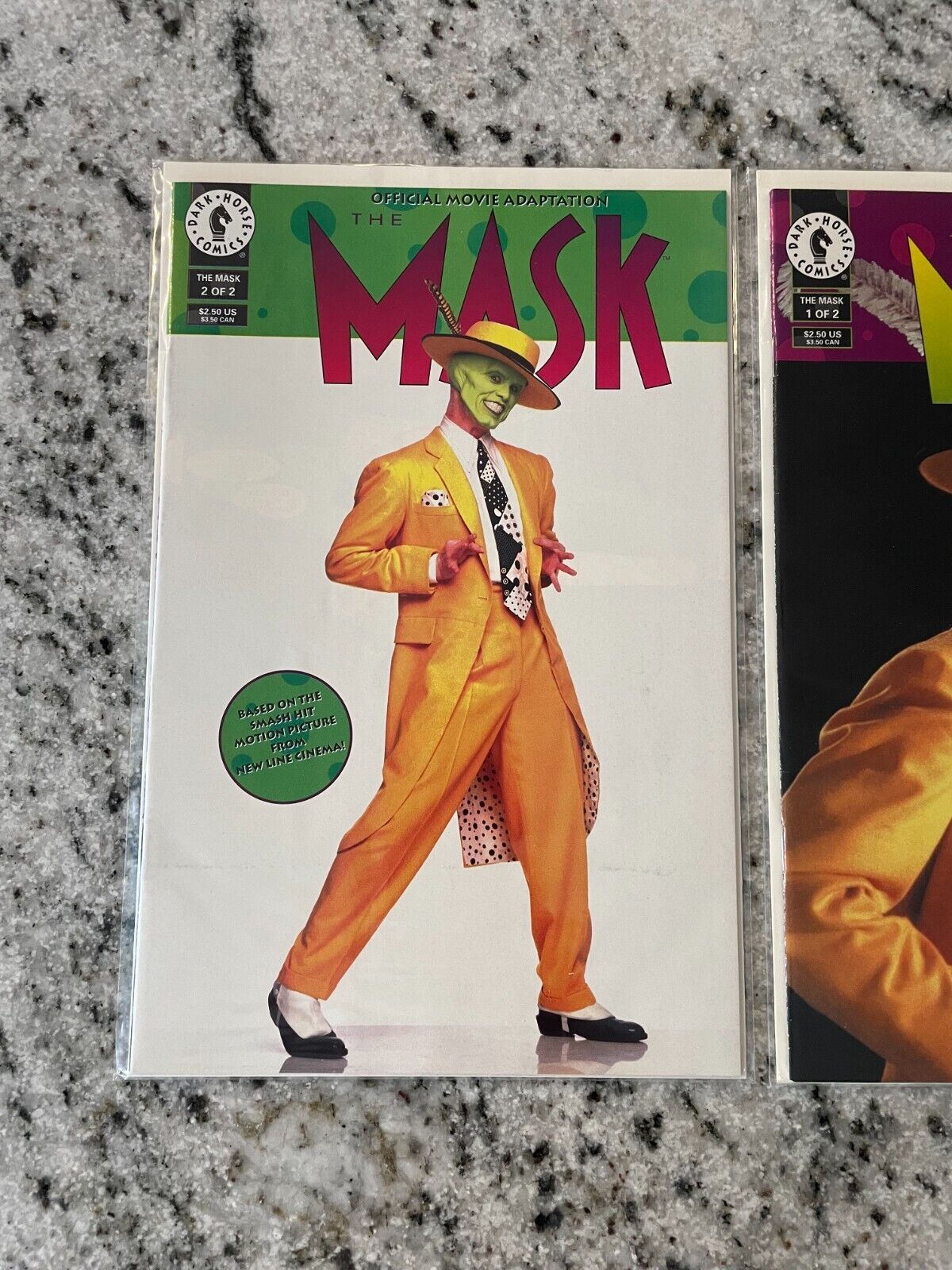 The Mask Official Movie Adaptation Dark Horse Comics LTD Series # 1 2 ...