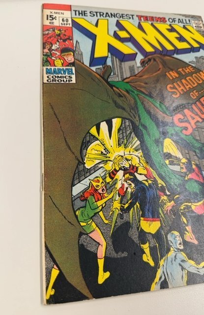 The X-Men #60 (1969)Neal Adams in the shadow of Sauron | Comic Books ...