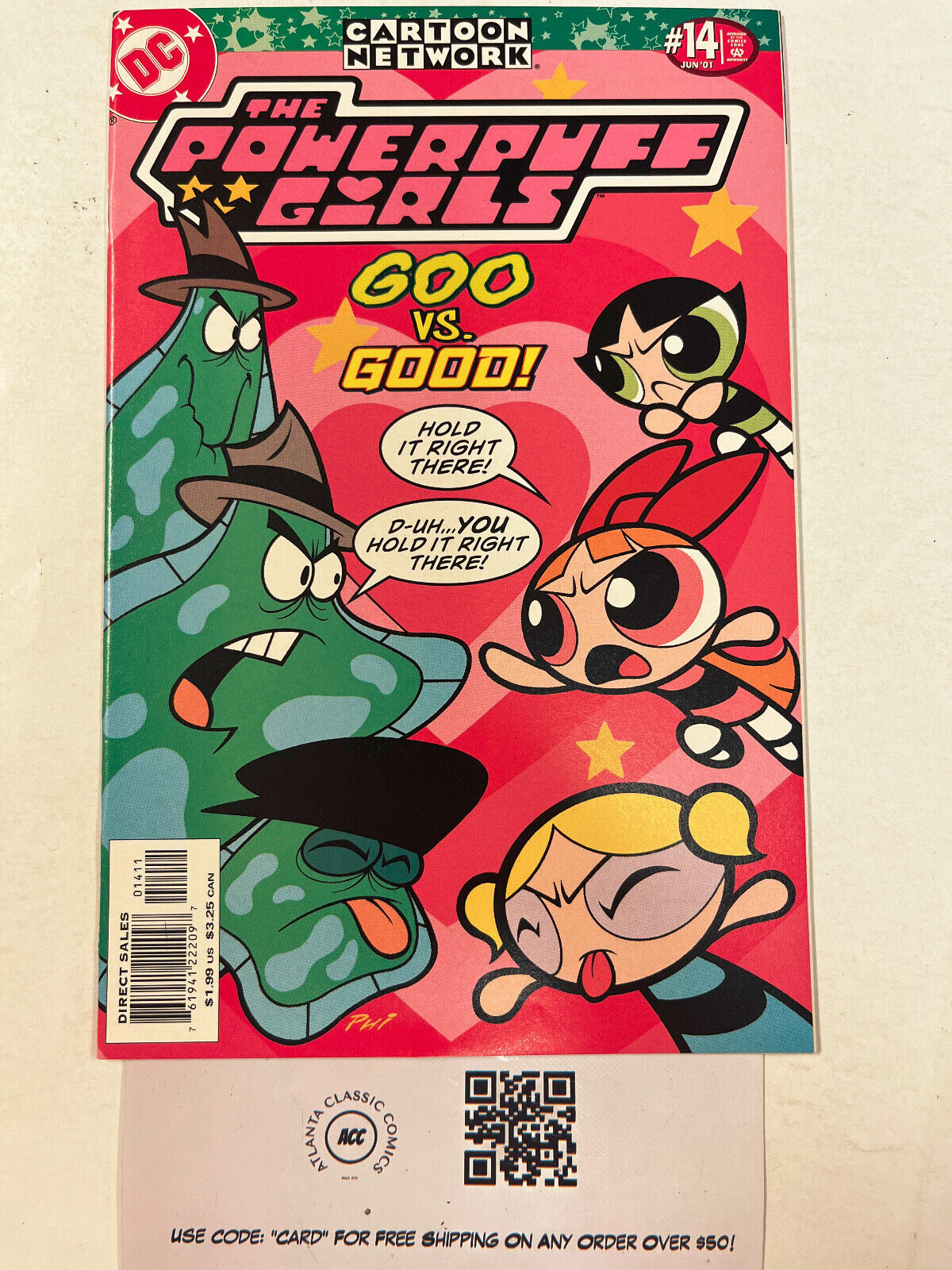 Powerpuff Girls #13 NM DC Comic Book Cartoon Network Mojo Jojo Him 14 ...