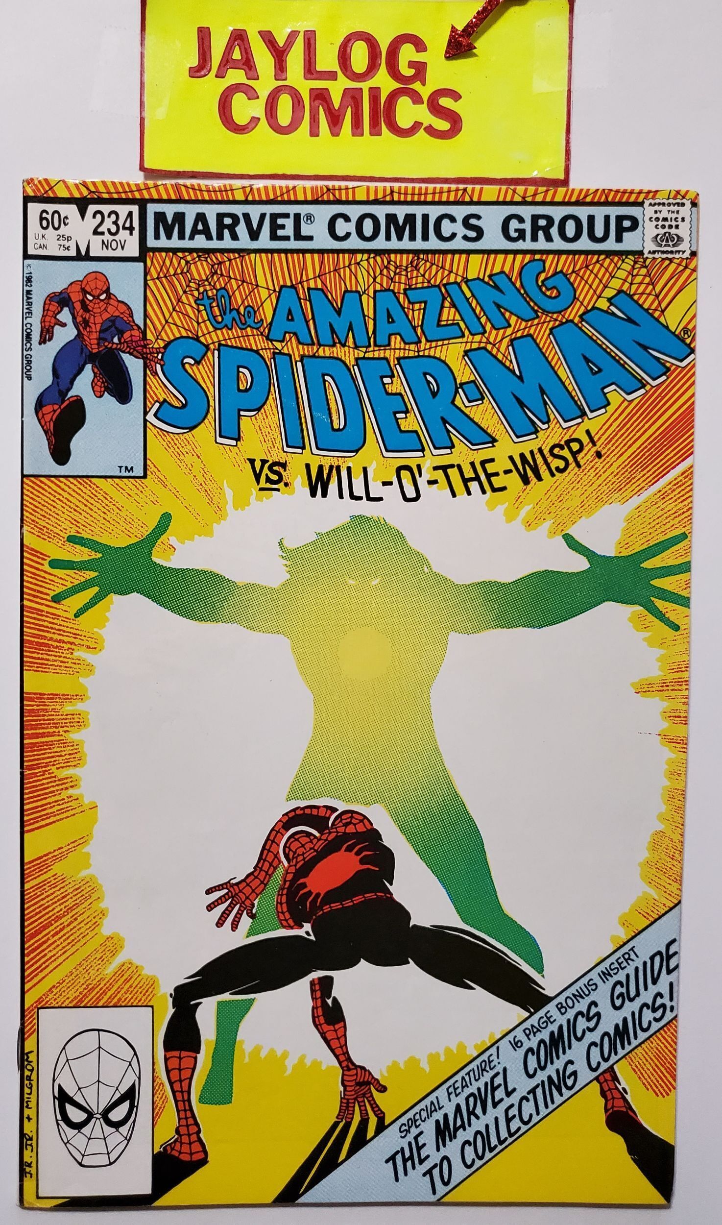 The Amazing Spider-Man #234 (1982) VF/NM Cover Art John Romita Jr ...
