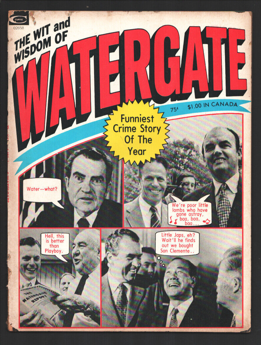 Wit & WIsdom of Watergate 1973-Political photos with gag captions-Nixon ...