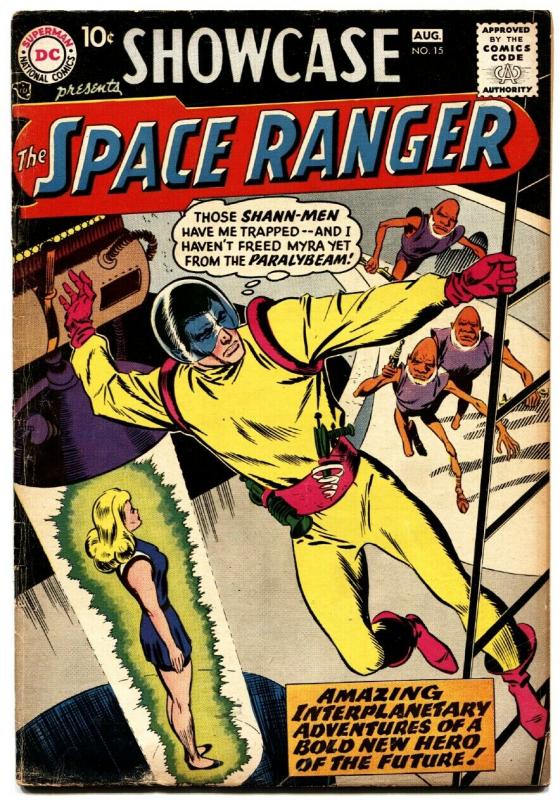 Showcase #15-1958-Dc-First Appearance of Space Ranger | Comic Books ...