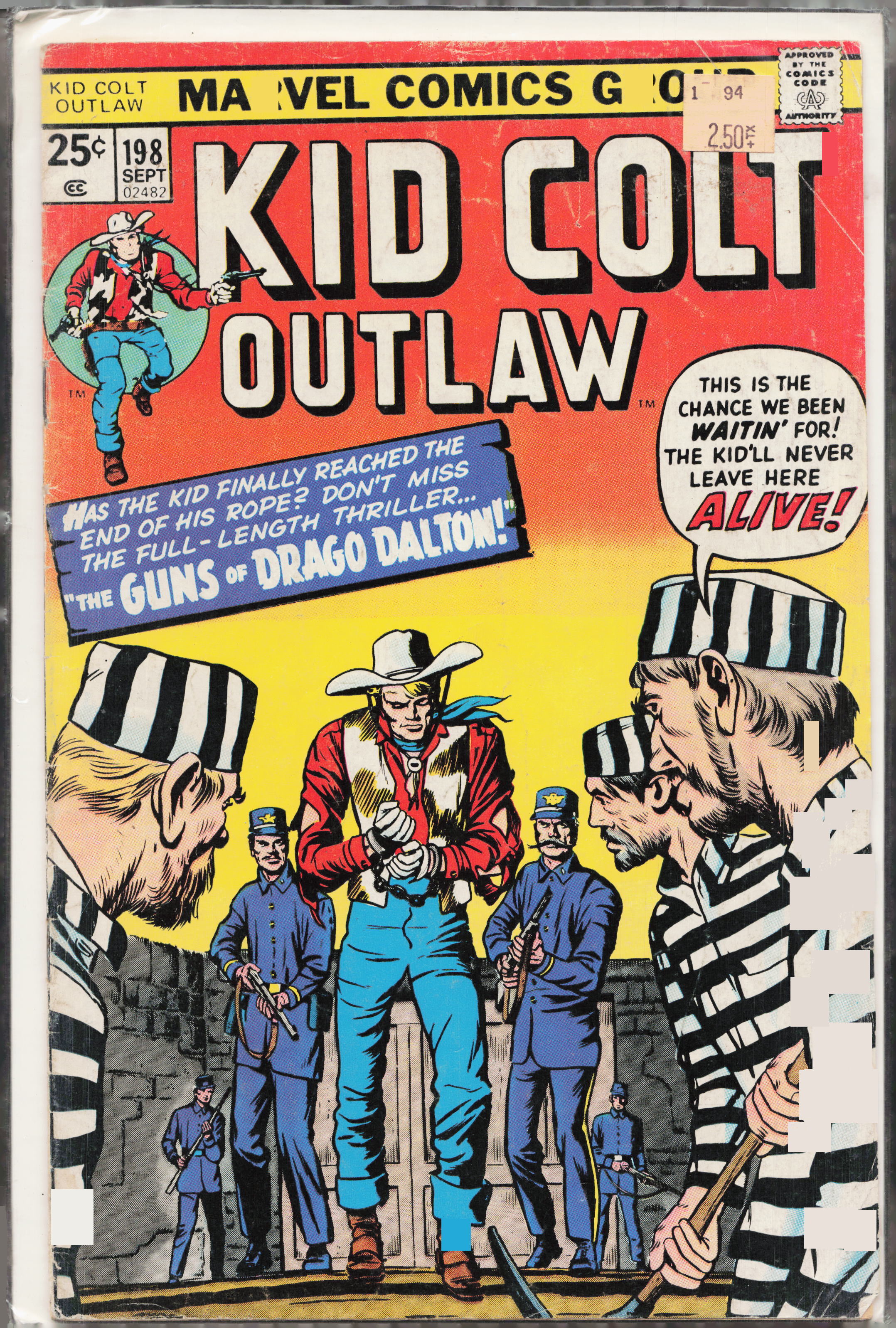 Kid Colt Outlaw #198 (1975) Kid Colt | Comic Books - Bronze Age, Marvel ...