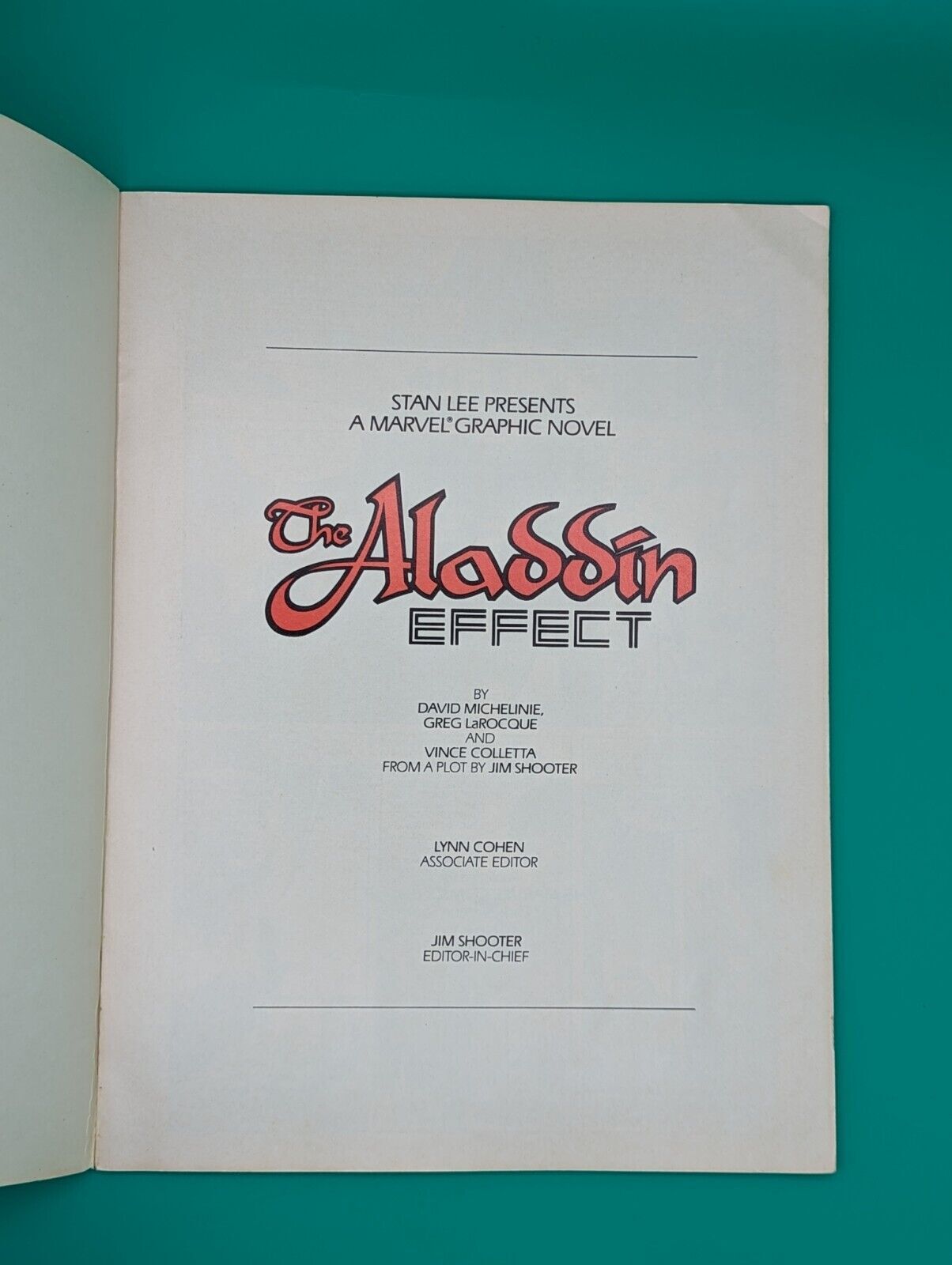 The Aladdin Effect Marvel Graphic Novel #16 1985 She-Hulk Tigra Wasp ...