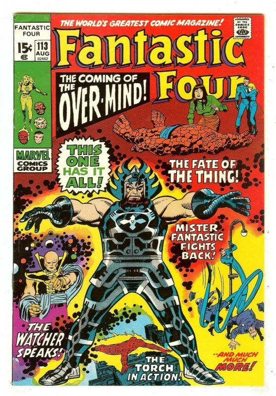 Fantastic Four 113 1st The Overmind | Comic Books - Bronze Age, Marvel ...