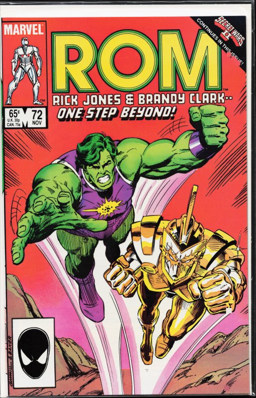 Rom #72 (1985) Rom | Comic Books - Copper Age, Marvel, Rom / HipComic