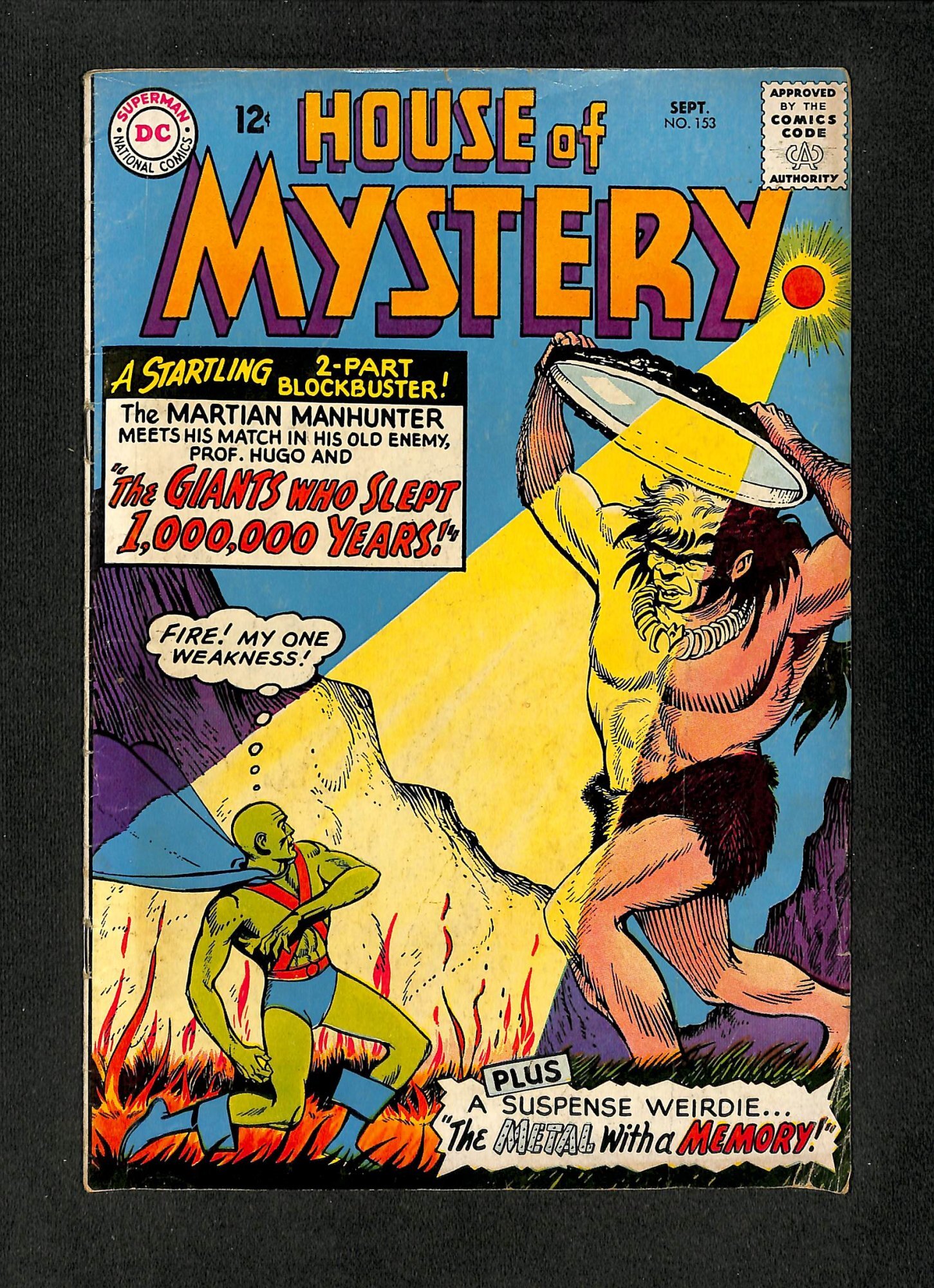 House Of Mystery #153 Martian Manhunter! | Full Runs & Sets, DC Comics ...