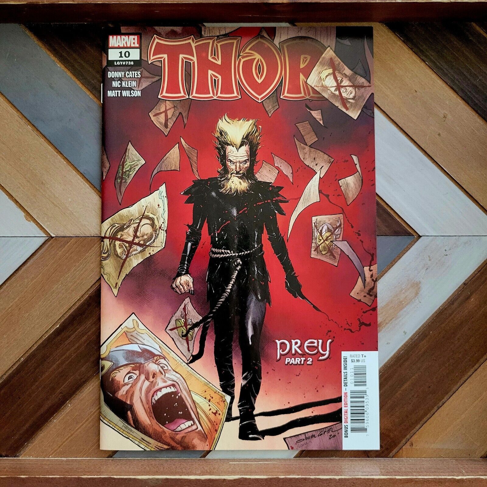 THOR #9-10 Set of 2 (Marvel 2020) Cates, "Prey Pt 1 & 2" Custom Bundle ...