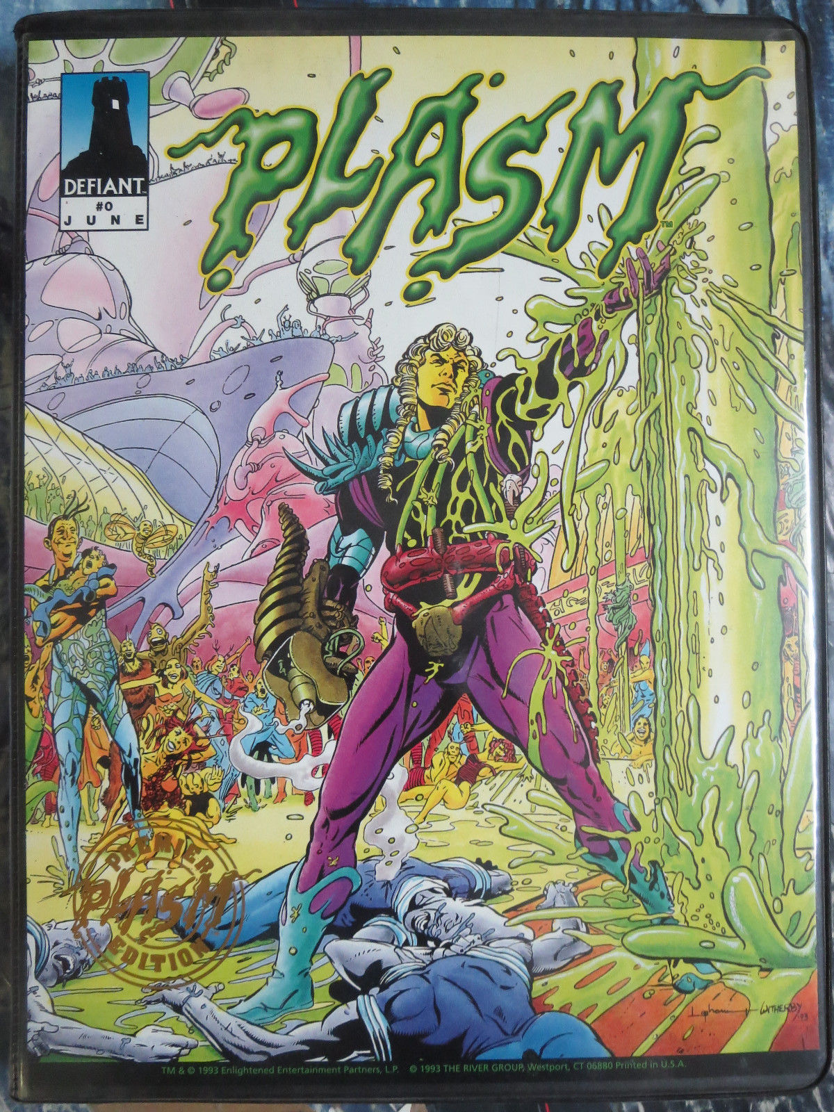 Defiant #0 PLASM Binder (w/ 140 cards + full-page sheets ...