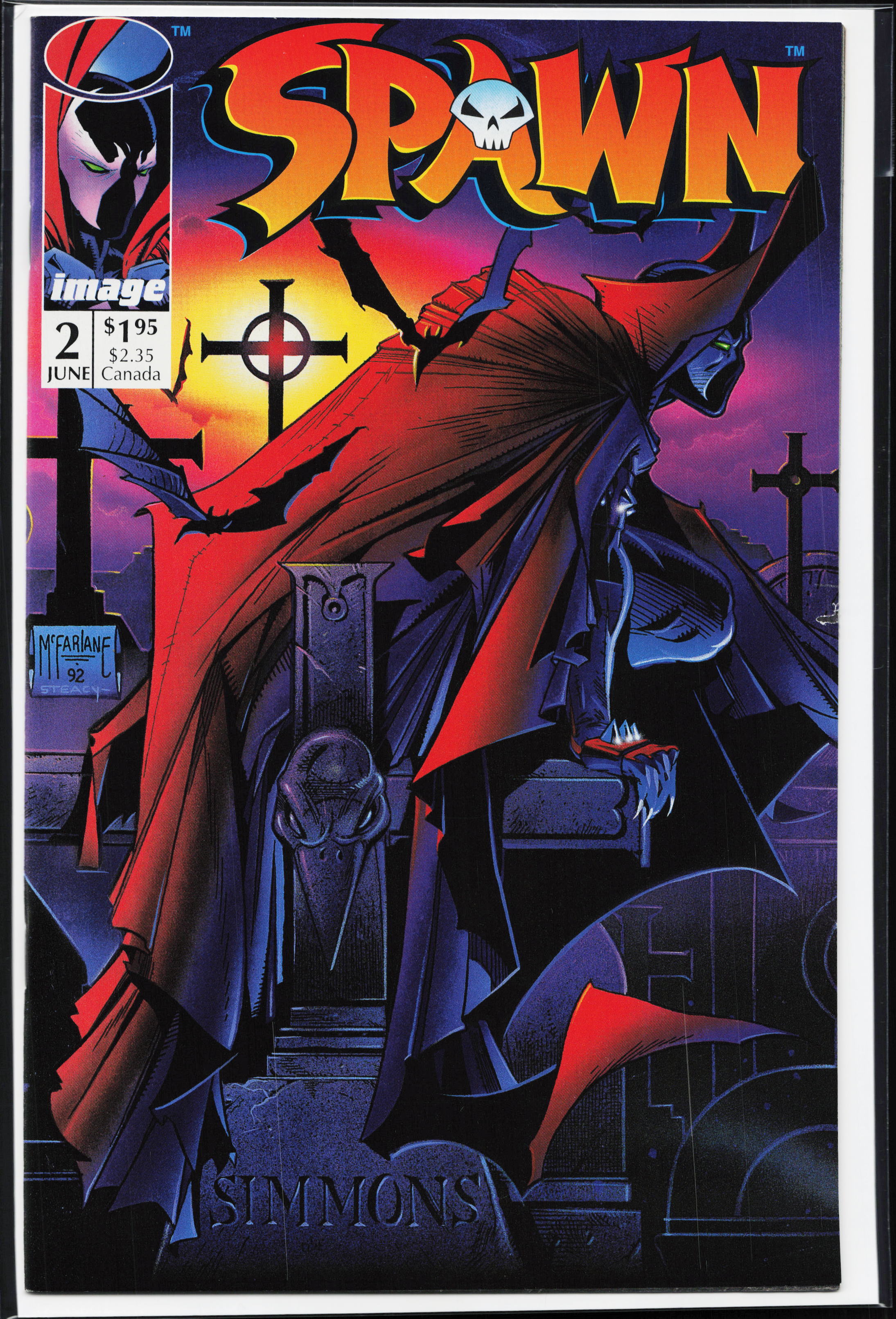 Spawn #2 Newsstand Edition (1992) Spawn [Key Issue] | Comic Books ...