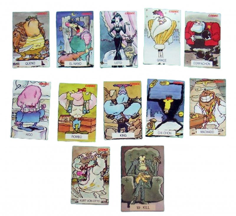 Copec La Gran Recompensa 1986 Laminas 12 Mr Kill y Otros ...