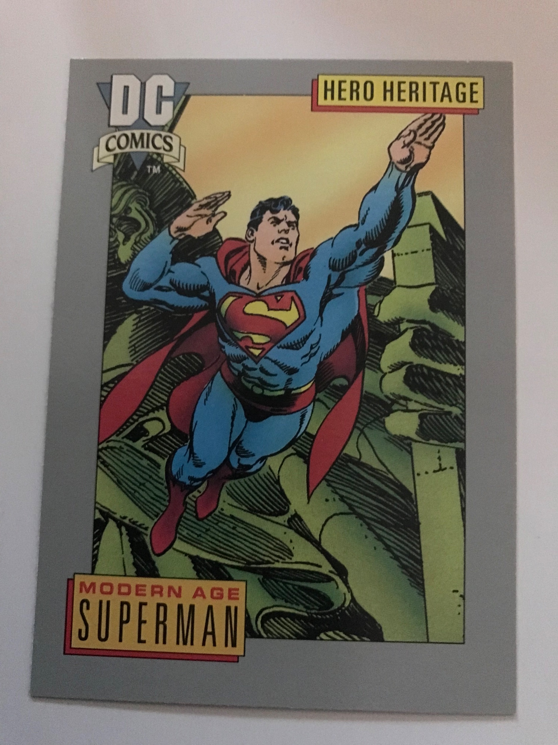Modern SUPERMAN #18 card : 1992 DC Universe Series 1, NM/M, Impel, J ...