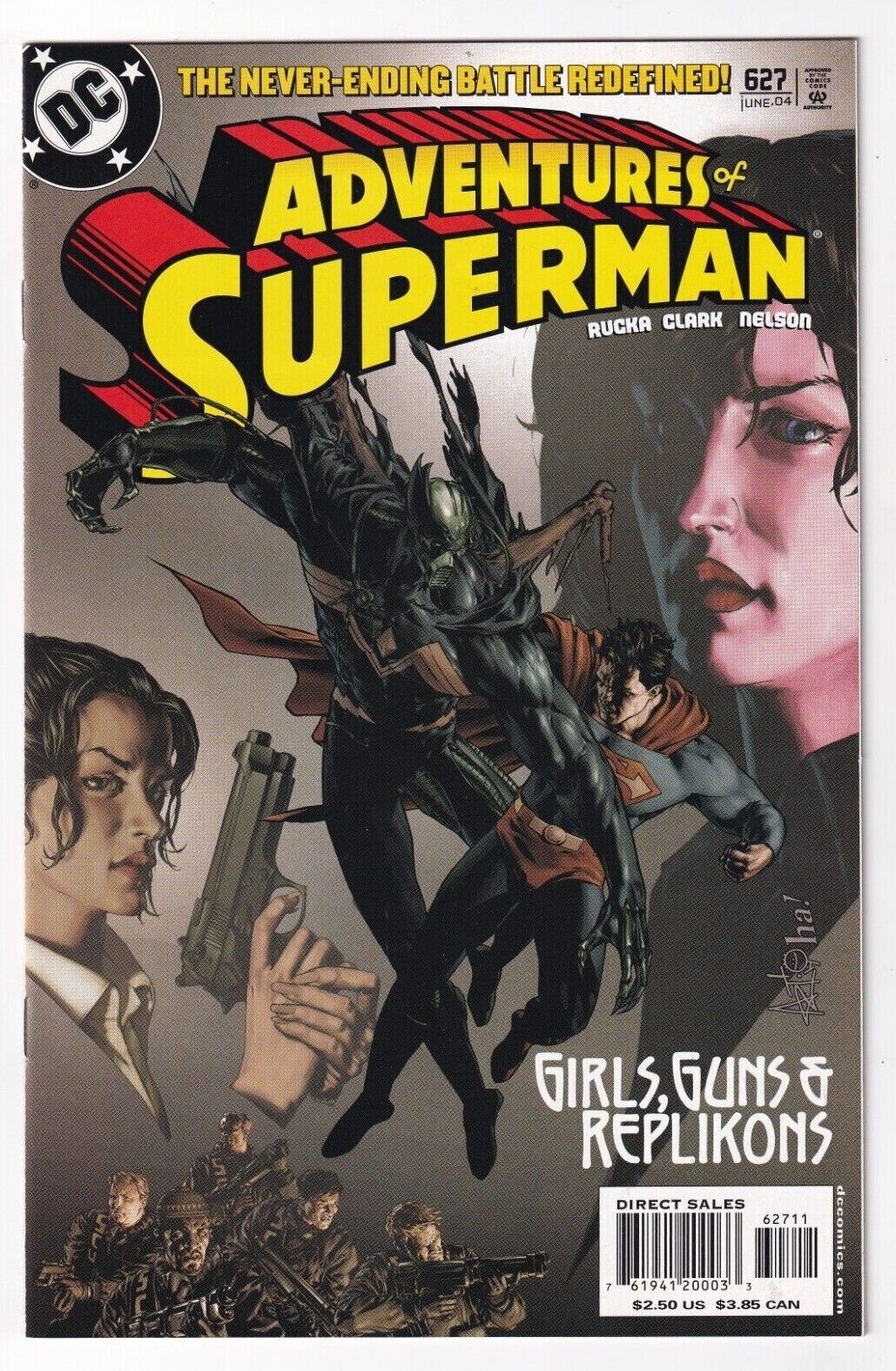 Adventures Of Superman #627 June 2004 Greg Rucka Matthew Clark Nelson ...