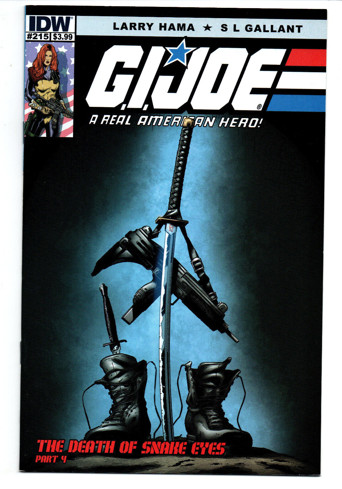 GI Joe A Real American Hero #215 - A Cover - Death Snake Eyes- IDW ...