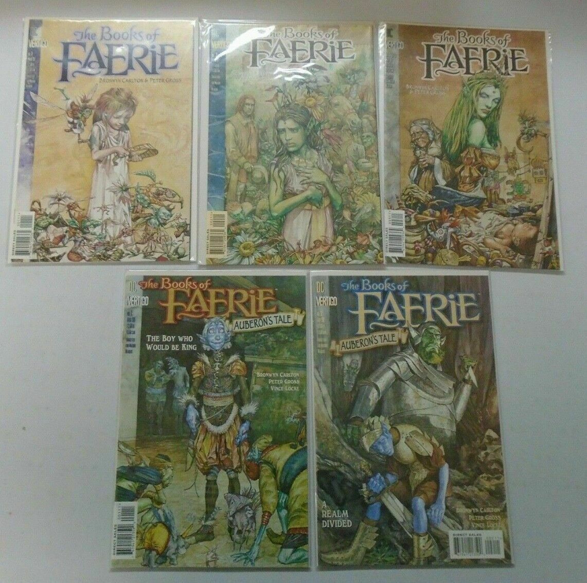Books of Faerie 10 Different Books 8.0 VF (1997-99) | Full Runs & Sets ...