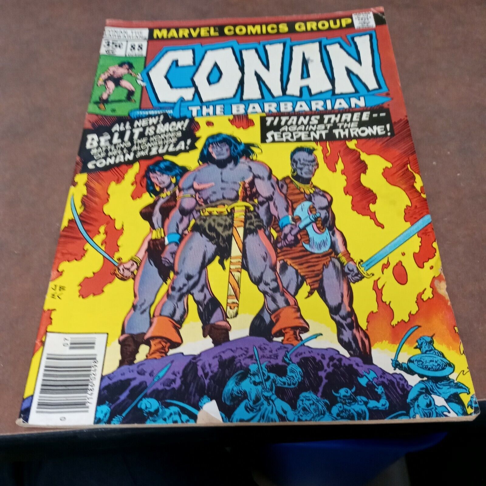 Conan The Barbarian 9 Issue Bronze Age Comics Lot Run Set Collection ...