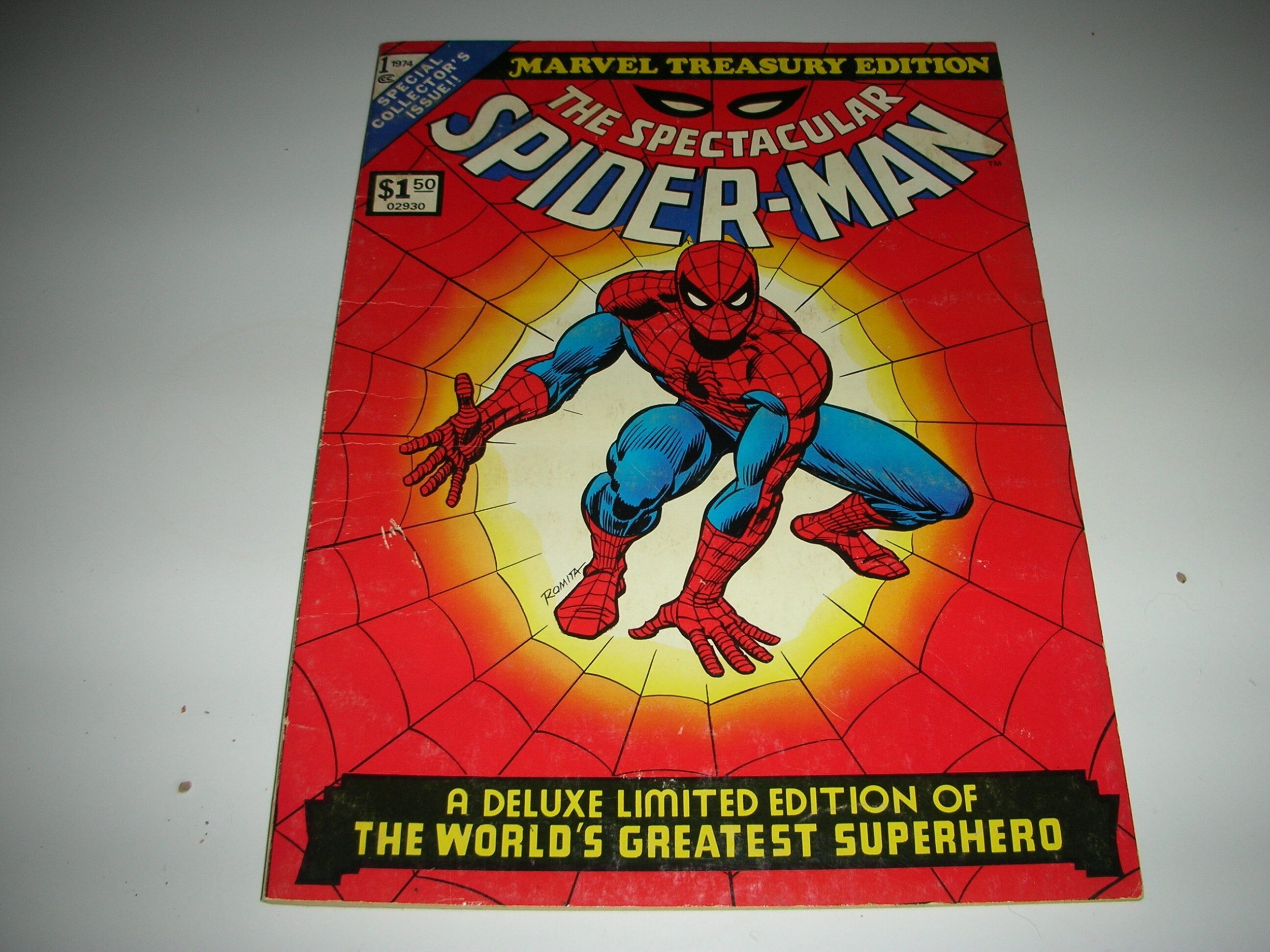 Marvel Treasury Edition #1 (1974) The Spectacular Spider-man | Comic ...