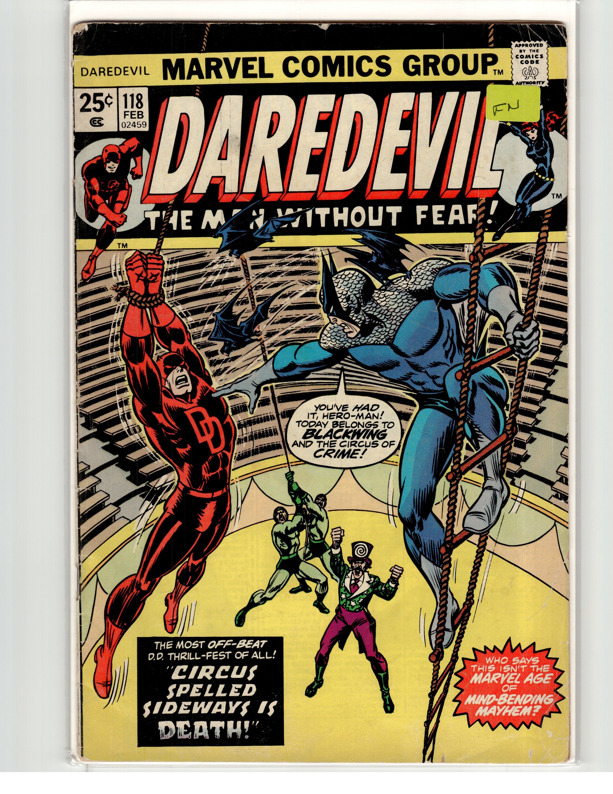 Daredevil #118 (1975) Daredevil [Key Issue] | Comic Books - Bronze Age, Marvel, Daredevil ...