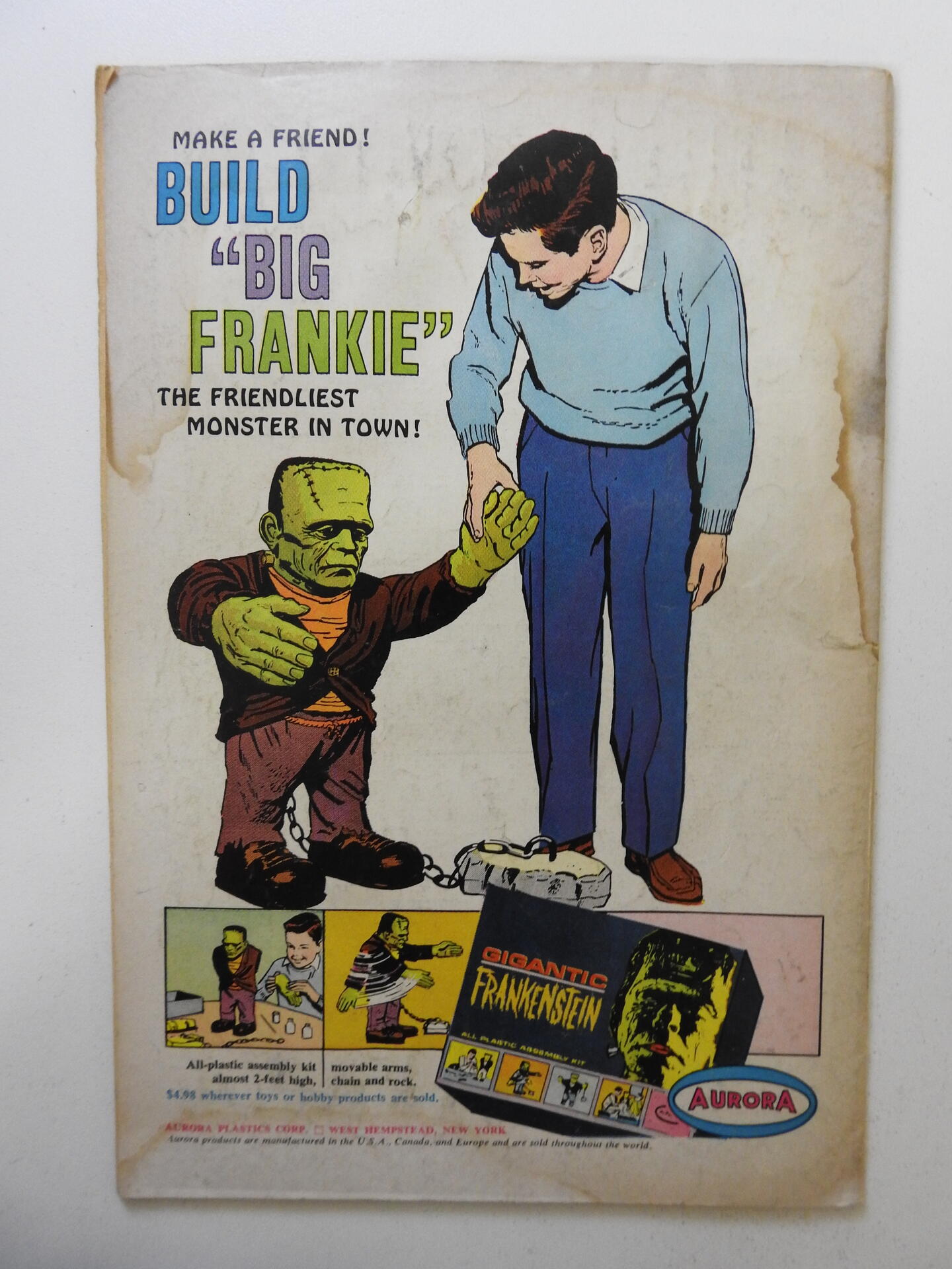 Batman #169 (1965) GD Moisture damage, 2 centerfold wraps detached ...