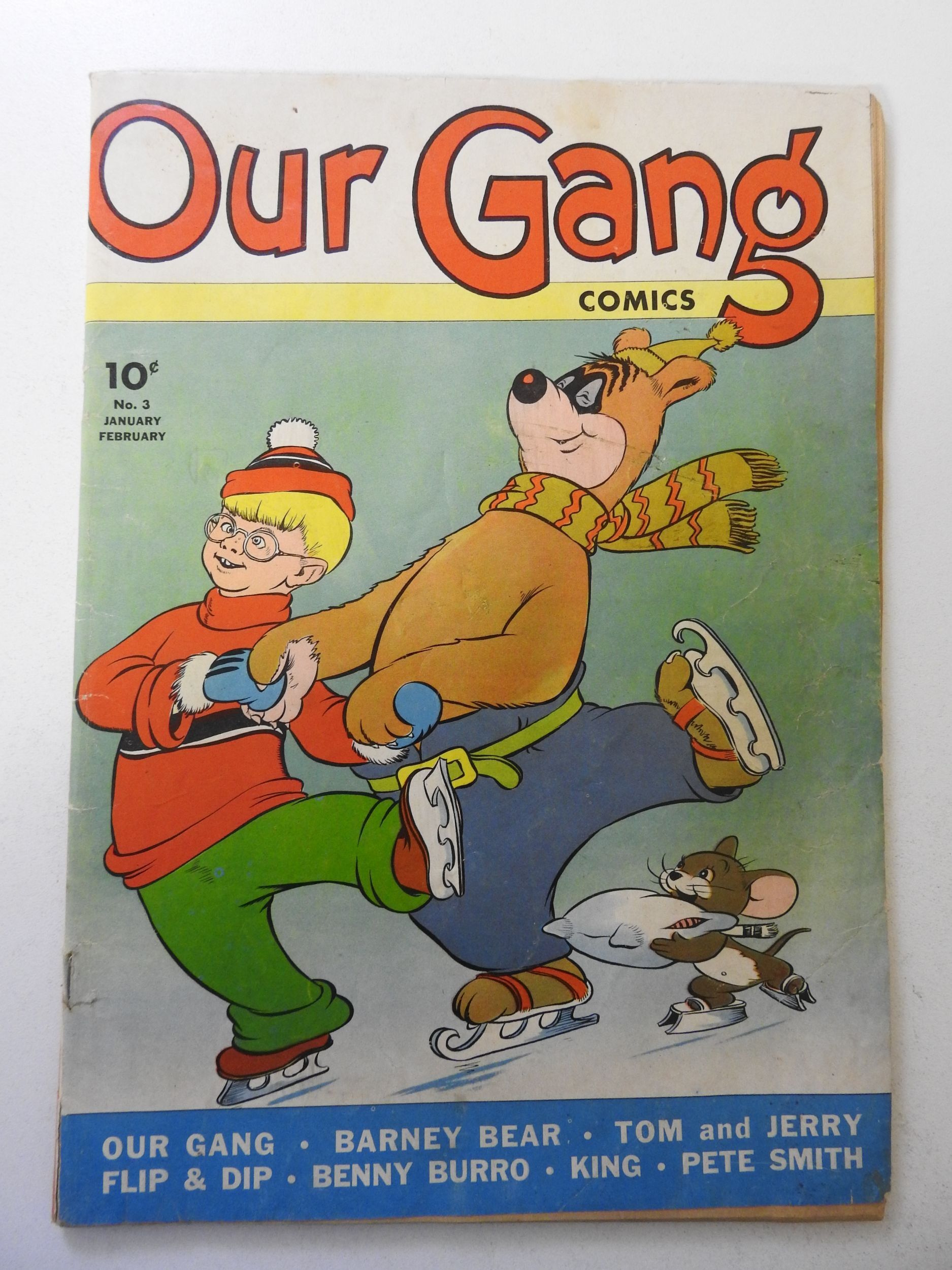 Our Gang Comics #3 (1943) VG- moisture stain, pencil 1st page, 1 in ...