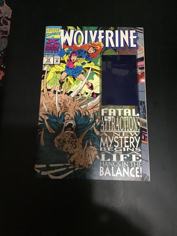 Wolverine #75 (1993) Rare blue hologram issue! Super high-grade! NM ...