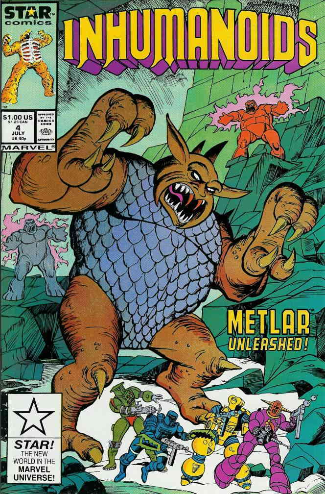 Inhumanoids, The #4 FN ; Marvel | Star Metlar | Comic Books - Copper ...
