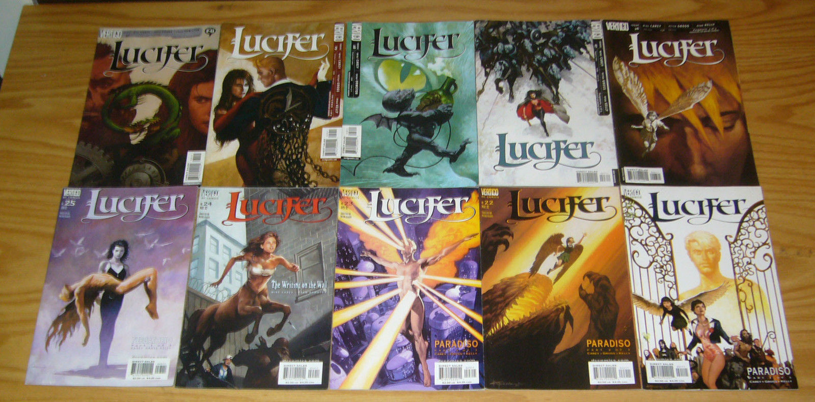 Lucifer #1-75 VF/NM complete series + sandman presents 1-3 + nirvana ...