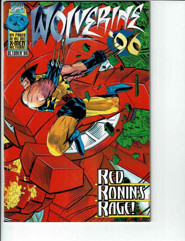 4 Wolverine Marvel Comic Books # 90 91 92 Annual 96 X-Men Sabretooth ...