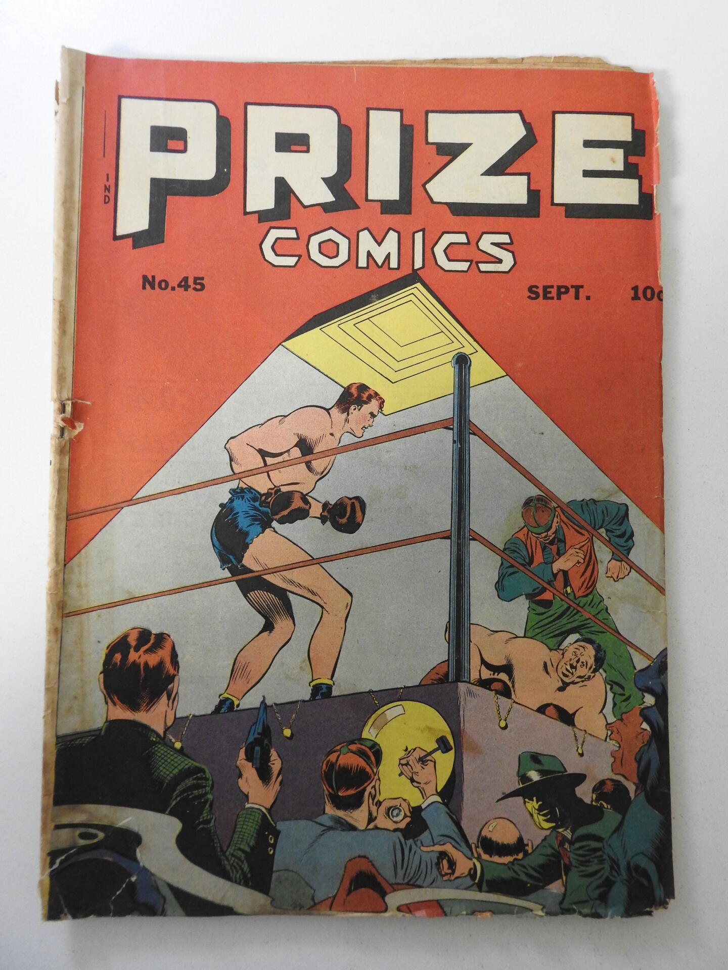 Prize Comics #45 (1944) GD/VG Condition 1 in cumulative spine split ...