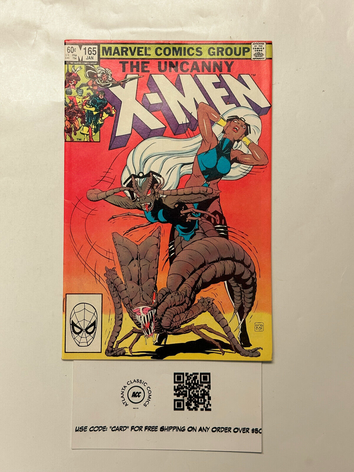 Uncanny X-Men #165 NM Marvel Comic Book Wolverine Deadpool Storm Rogue ...
