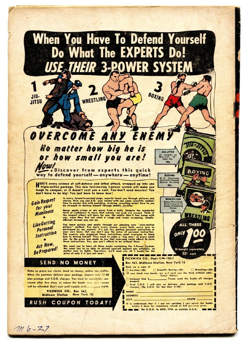 UNCANNY TALES #2-1952-JOE MANEELY-COVER-Atlas horror Pre-Code | Comic ...