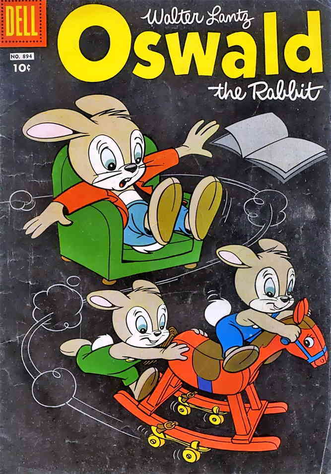 Four Color Comics (2nd Series) #894 VG ; Dell | low grade comic Oswald ...